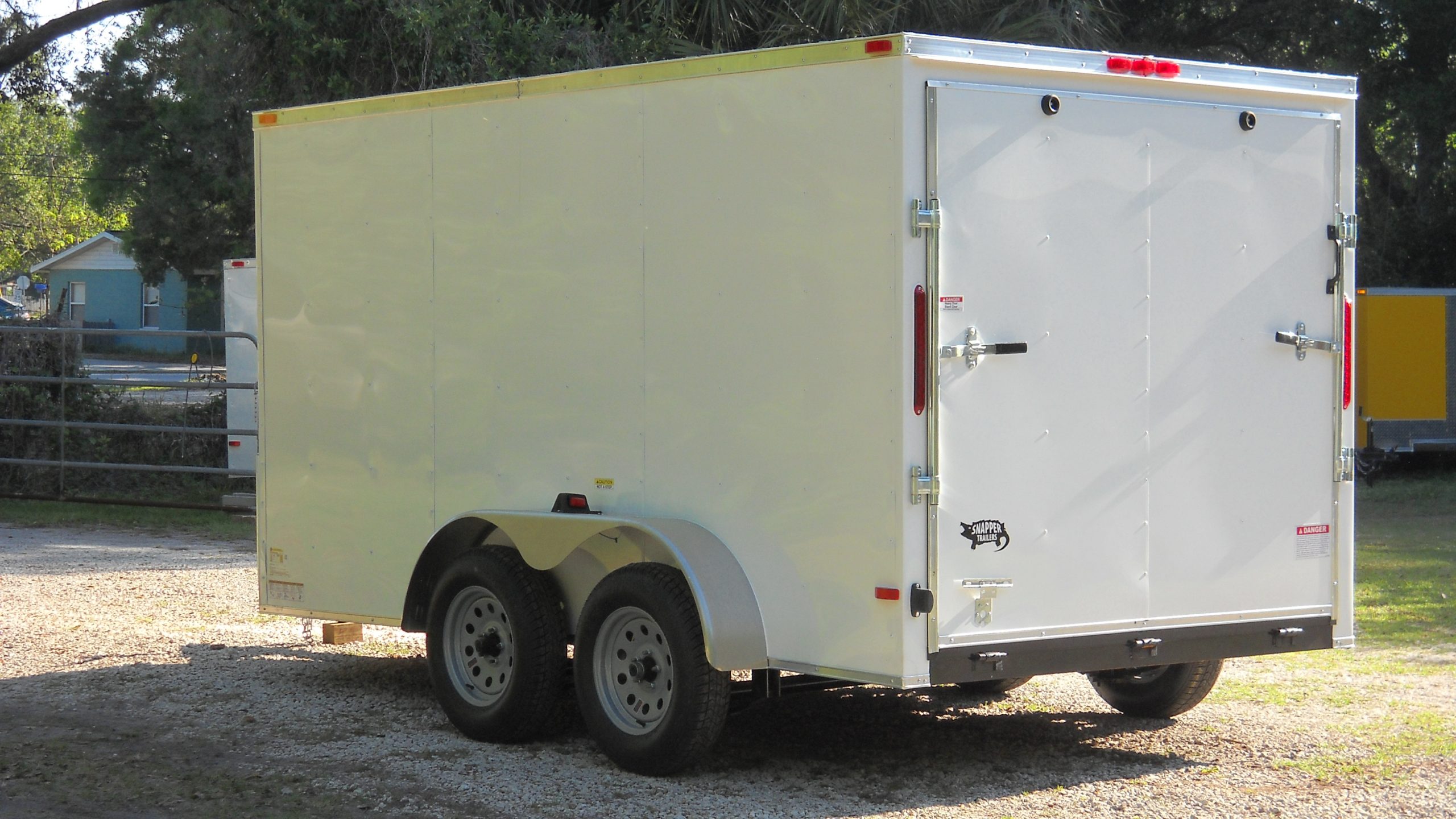 BS 7x12TA2L - Wh, R, RV - Rear Left - Georgia Made Trailers